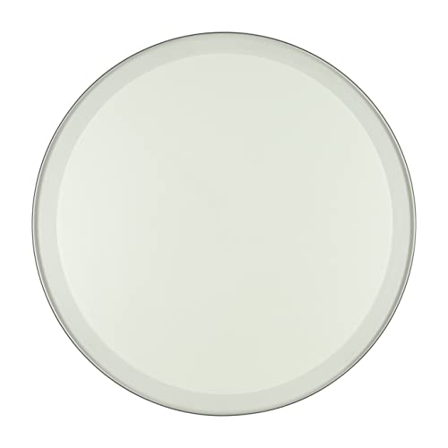 39" Round Tempered Clear Glass Table Top - 1/2" Thick with Bevel Edge - Pro Safe Glass