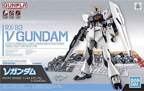 Bandai Hobby Entry Grade Mobile Suit Gundam RX-93 Gundam 1/144 Model Kt