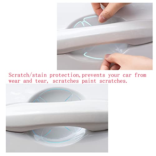 Car Door Handle Cup Protector Films for K*ia NIRO 2019+/ Rio 2018+/ Seltos 2021+/ Sorento 2021+/ Soul 2014+，Door Handle Protective Films Car Door Handle Sticker