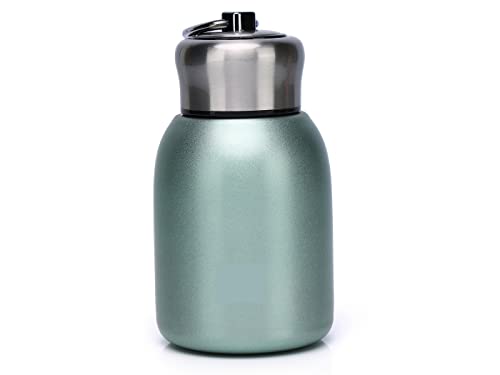 Stainless Steel Water Bottle, Mini Vacuum Insulated Water Bottle Leakproof Vacuum Flask for Women Kids Sport Tumbler Cup Hot and Cold Coffee Travel Mug 10 OZ