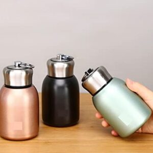 Stainless Steel Water Bottle, Mini Vacuum Insulated Water Bottle Leakproof Vacuum Flask for Women Kids Sport Tumbler Cup Hot and Cold Coffee Travel Mug 10 OZ