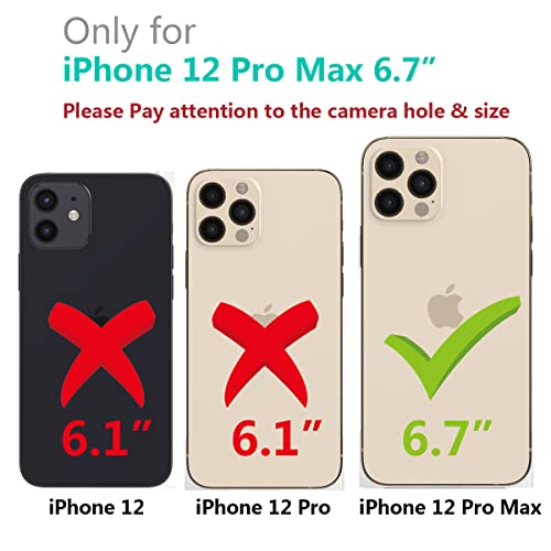 LeLeYun for iPhone 12 Pro Max Case with Metal Bling Camera Lens Cover Cute Sparkly Diamond Slim Clear Back & Matte Bumper Silicone Shockproof Protective Case for Girls and Women - Gold