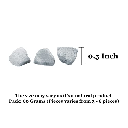 JOR Mineral Rocks for Hermit Crabs, Calcium-Rich for Stronger Shells and Pet’s Vitality, for Ideal Tank’s Humidity Level, Terrarium Décor, 2 oz.