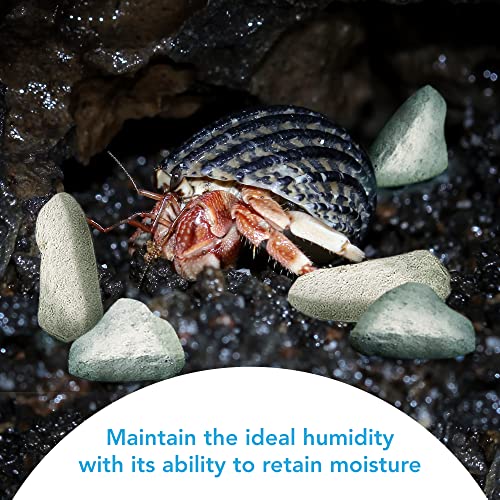 JOR Mineral Rocks for Hermit Crabs, Calcium-Rich for Stronger Shells and Pet’s Vitality, for Ideal Tank’s Humidity Level, Terrarium Décor, 2 oz.