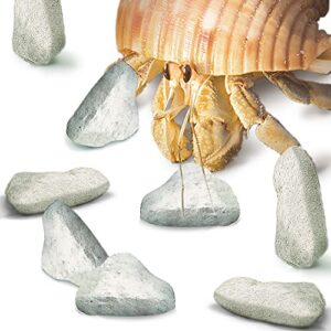 jor mineral rocks for hermit crabs, calcium-rich for stronger shells and pet’s vitality, for ideal tank’s humidity level, terrarium décor, 2 oz.