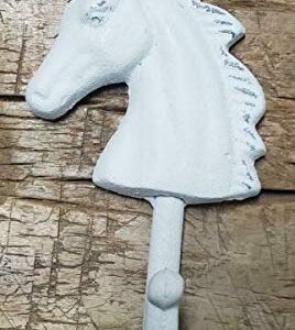 N?A for 3 Cast Iron Unicorn Towel Hanger Coat Hat Hooks Key Rack Hook Mythological Veryn Supplier for Home Décor