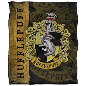 Harry Potter Blanket, 50"x60" Harry Potter House Crest Hufflepuff Silky Touch Super Soft Throw Blanket