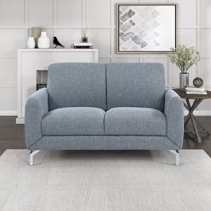 lexicon ives living room loveseat, blue