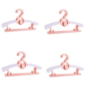 baby hangers 20pcs adjustable non-slip children baby nursery closet hangers children coat hanger extendable laundry infant hangers for girl boy toddler kid child newborn laundry gifts (20 pcs, brown)