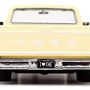 New Jada Compatible with 1979 Ford F-150 Pickup Truck Cream I Love 70's 1/24 Diecast Model Car by Jada 31609