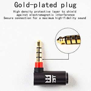 Keephifi Audio Adapters -TRI Earphone HiFi Audio Adapter 4.4mm Balanced Male Jack to 2.5mm Balanced Socket Female Headphone Connector Gold-Plated Plugs (4.4Ba-2.5Ba)