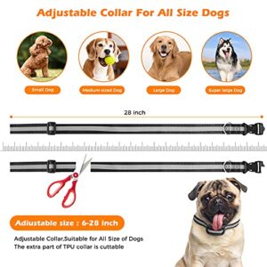 BHCEY GPS Wireless Dog Fence, Electric Dog Fence Pet Containment System, Large Signal Range Up to 6560Ft, Portable GPS Dog Boundary Training Collar for Large and Medium Dogs