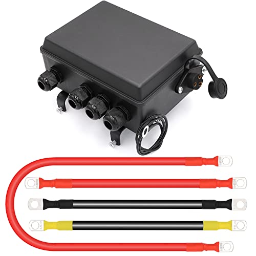 Torkettle Winch Solenoid Relay Control contactor Box for 8000-17000lbs Electric ATV UTV Winch 12V