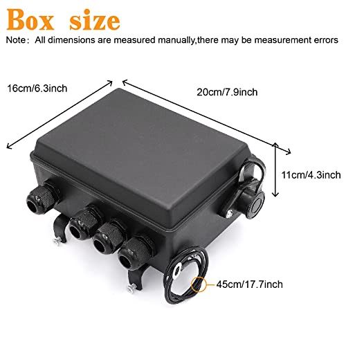 Torkettle Winch Solenoid Relay Control contactor Box for 8000-17000lbs Electric ATV UTV Winch 12V