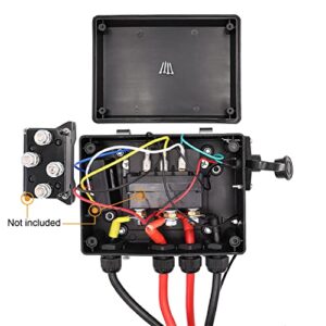 Torkettle Winch Solenoid Relay Control contactor Box for 8000-17000lbs Electric ATV UTV Winch 12V