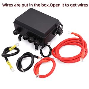 Torkettle Winch Solenoid Relay Control contactor Box for 8000-17000lbs Electric ATV UTV Winch 12V