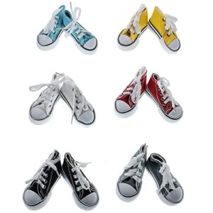 12 Pieces Bird Shoes Mini Sneaker，Bird Parrot Toys Bird Chew Toys Bird Toy Sneakers Toy Mini Fingers Shoes for Small Finches