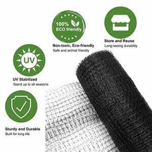 KLEWEE Bird Netting, 7.5 x 100 FT Heavy Duty Garden Netting for Protect Fruit Trees, Plants and Vegetables Against Birds, Deer, Squirrels and Other Animals