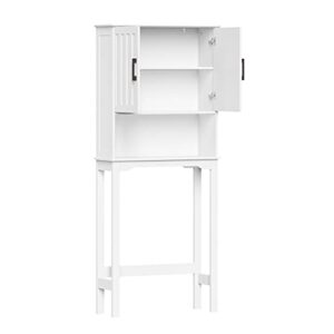 RiverRidge Monroe Bathroom Over-The-Toilet Spacesaver, White