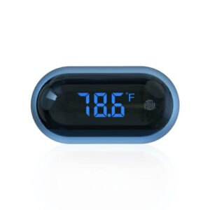 cosetten digital aquarium thermometer, fish tank thermometer with high precision sensor accurate to ±0.18°f for fish axolotl turtle tank temperature measurement fahrenheit (wireless)