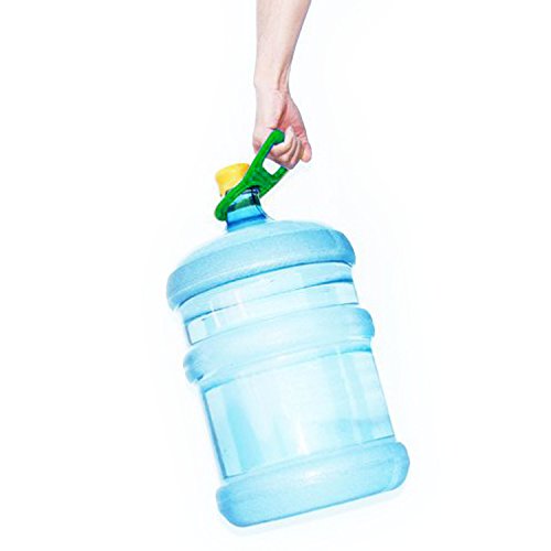 TERA PUMP - [ 1PK Water Handle Carrier With Ergonomic Advanced Design to Easily and Comfortably Lift Or Carry 2-6 Gallons Liquid Bottles or Containers (this item does not include the glass)