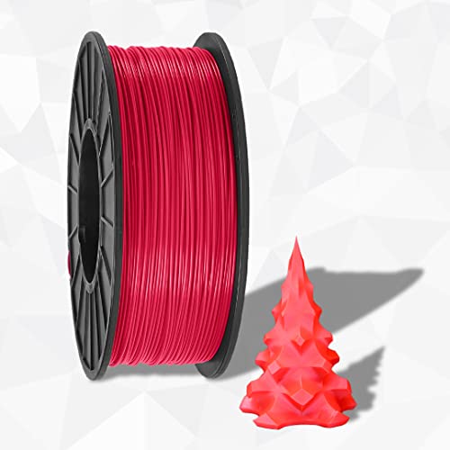 KVP Eco-Friendly PLA 3D Filament 1.75MM Diameter - Dimensional Accuracy +/-0.003mm, 5LB Spool (Black)