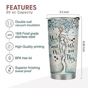 Vprintes Valentines Day Gifts for Her Him - Gifts for Wife Husband, Anniversary Birthday Gifts for Girfriend Boyfriend, Wife Christmas Gift Ideas - I Choose You 20oz Tumbler