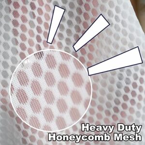 Mesh Laundry Bags - Honeycomb Mesh Wash Bag for Delicates, Underwear, Lingerie, Bra, Pantyhose, Socks (Assorted)