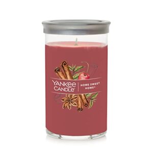 yankee candle home sweet home® signature medium pillar candle, 14.25oz