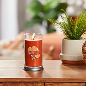 Yankee Candle Honey Clementine Signature Medium Pillar Candle, 14.25oz