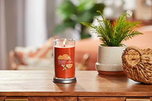 Yankee Candle Honey Clementine Signature Medium Pillar Candle, 14.25oz