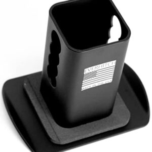 Blank Metal Hitch Cover (Fits 2" Receiver, Black 3"x4")