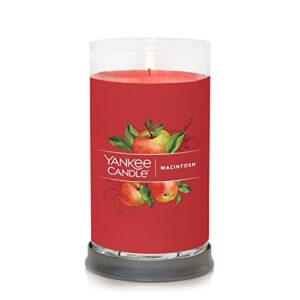 Yankee Candle Macintosh Signature Medium Pillar Candle, 14.25oz