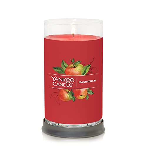 Yankee Candle Macintosh Signature Medium Pillar Candle, 14.25oz