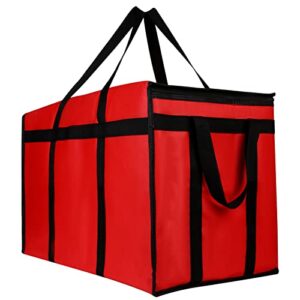 extra large xxxl insulated food delivery bag cooler bags keep food warm catering therma for doordash catering cooler bags keep food warm catering therma catering shopper hot xxxl warming red pizza