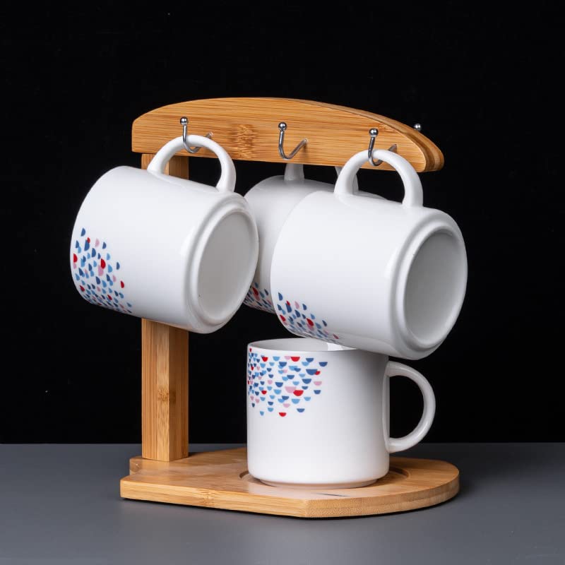 JIAGUTRAD Mug Rack Mug Drain Rack Cup Holder Rack Mug Tree Mug Storage Rack Coffee Mug Rack Mug Holder Stand for Kitchen for Table