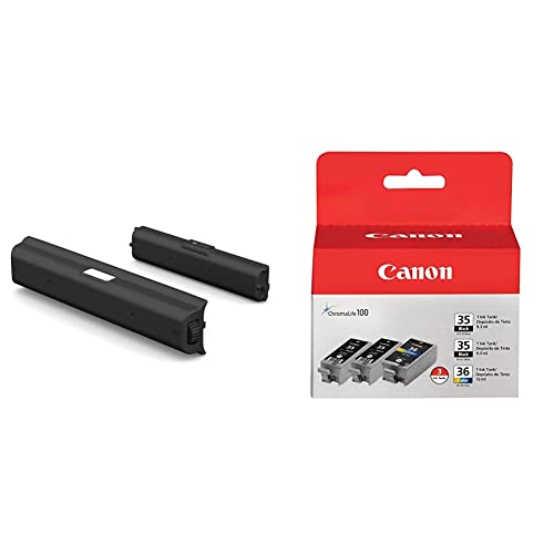 Canon LK-72 Battery Pack, Compatibile to The TR150 Mobile Printer & PGI-35/CLI-36 2 Black and 1 Color Value Pack Compatible to iP100, iP110