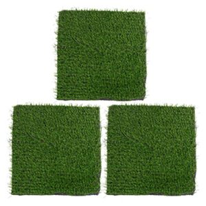 popetpop chicken nesting box pads, reusable hens nest artificial grass rug carpet for chicken duck coop