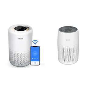 levoit air purifiers, core 200s, white & air purifiers, white