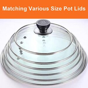 Wotermly Replacement Pot Lid Knobs Pot Crock Lid Handle, Kitchen Cookware Universal Replacement Pan Lid Holding Handles, Crocks Pots Lid Cover Knobs