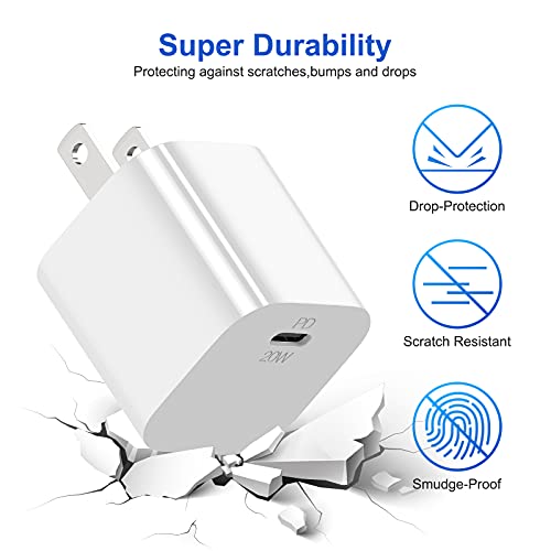 iPhone 14 13 11 Fast Charger Block,【Apple MFi Certified】 3pack USB C Charger Power Adapter Wall Charging for iPhone14 Pro Max/14 Pro/13 Pro Max/12 ProMax/11ProMax/11/SE/iPad Pro/iPad Air2 airpods