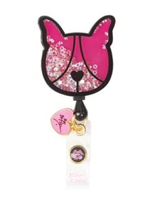 koi betsey johnson ba156 women's retractable badges scrub badge betsey puppy os