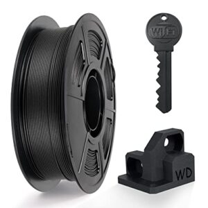 3d printer filament, iemai petg filament 1.75mm, petg filament filled 20% carbon fiber, 3d printing filament 1kg spool matte black