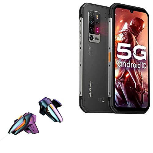 BoxWave Gaming Gear Compatible with Ulefone Armor 11 5G (Gaming Gear by BoxWave) - Touchscreen QuickTrigger, Trigger Buttons Quick Gaming Mobile FPS for Ulefone Armor 11 5G - Jet Black