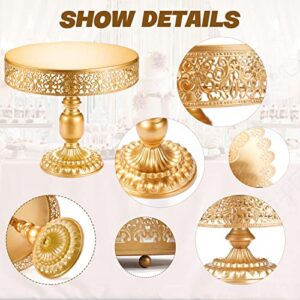 Cake Stand Set-8 Pcs Gold Cake Stand -Dessert Table Display Set-Cake Stands for Dessert Table-Table Decoration Display Tower Plate for Baby Shower, Wedding, Birthday Party, Chrismas Celebration