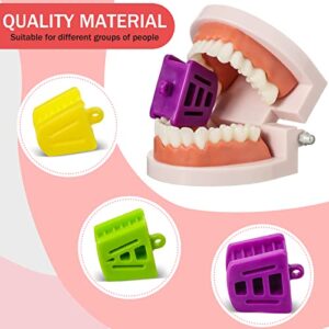 Mouth Props Dental Silicone Bite Blocks, Dental Blocks Multi Size Dental Mouth Opener for Child Kids Adults Teeth Clenching, Large, Medium and Small (12 Pcs)