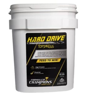 Hard Drive Topdress Pelleted Supplement for Cattle, Sheep, Goats, and Pigs, 35 lb Bucket