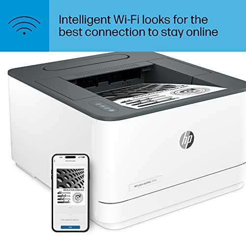 HP LaserJet Pro 3001dw Wireless Black & White Printer