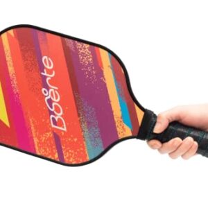 Boerte X-FOIL Pickleball Set, Graphite Pickleball Paddles Set of 2 and 4 Pickleballs, Portable Pickleball Equipment Bag for Pickleball Rackets.