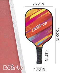 Boerte X-FOIL Pickleball Set, Graphite Pickleball Paddles Set of 2 and 4 Pickleballs, Portable Pickleball Equipment Bag for Pickleball Rackets.